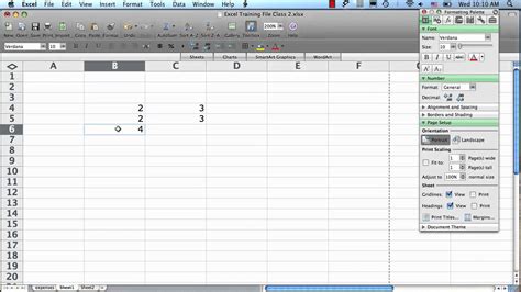 Excel 2008 For Mac Basic Formulas And Autosum Youtube