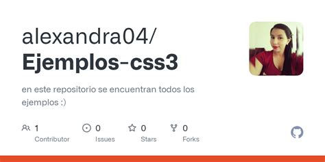 Github Alexandra Ejemplos Css En Este Repositorio Se Encuentran Todos Los Ejemplos