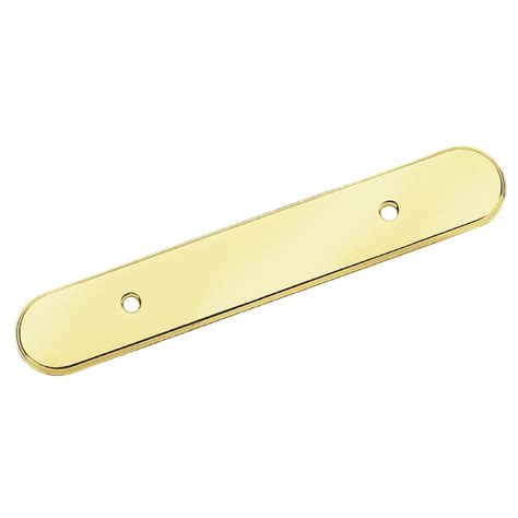 Amerock Backplates Polished Gold Polished Brass Backplate At