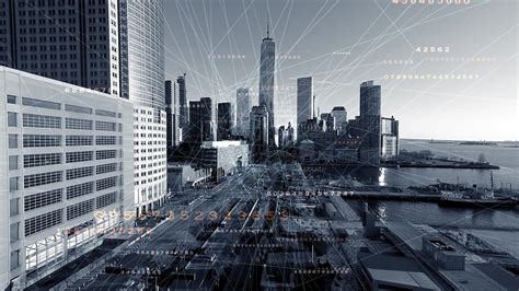 Digital Transformation Of Smart City Wireless Data Code Network System 42651029 Stock Video At