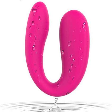 Jual GLO S HANDE U Shaped Vibrator Silikon Alat Pijat Getar Elektrik SHD S Warna Pink Di