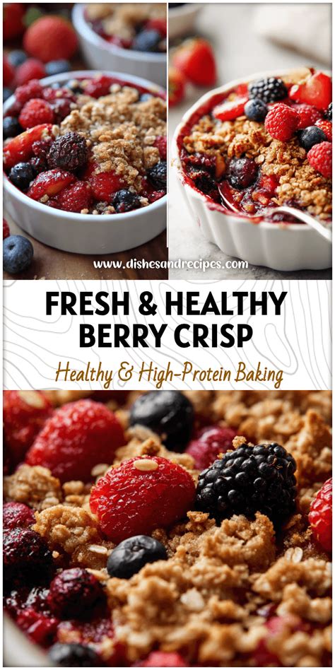 Healthy Summer Berry Crisp Recipe Easy Vegan And Clean Eating Dessert