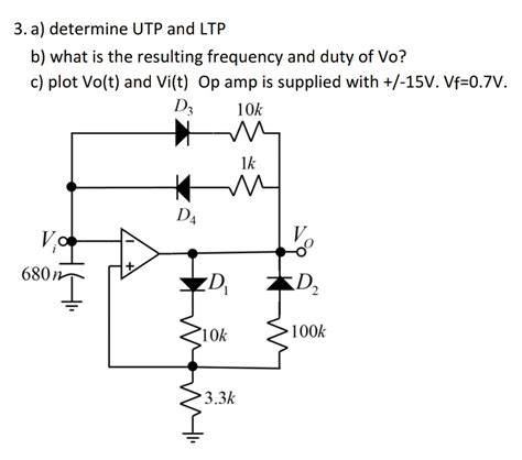 Solved 3 A Determine Utp And Ltp B What Is The Resulting