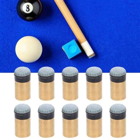 10 Pièces 10mm Sac Accessoires De Boule De Billard Queue De Billard