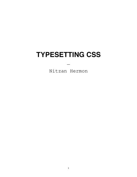 typesetting css speaker deck