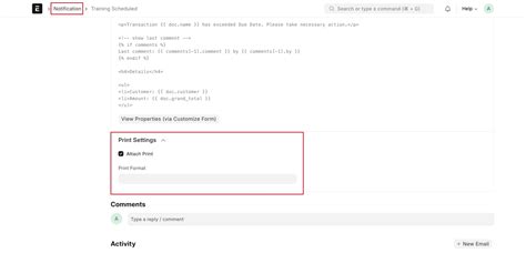 How To Attach Print Format In Notification Frappe Hr Frappe Forum