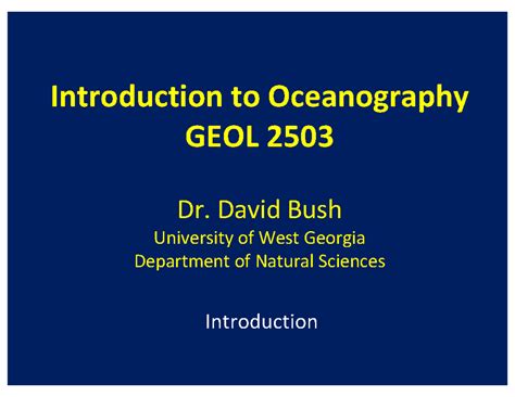 A Intro 2022 Final Uploaded Directly From The Professor Introduction To Oceanography Geol