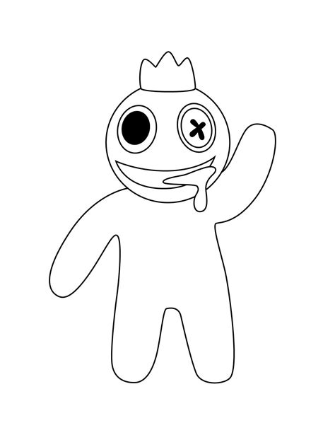 Rainbow Friends Roblox coloring pages Coloring Sheets, Coloring Pages ...