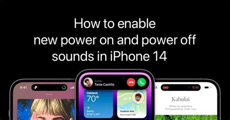 How To Enable New Power On And Power Off Sounds In Iphone 14