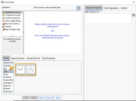 رسم نمودار خطی Line Chart با نرم‌افزار Spss آمار توصیفی Descriptive