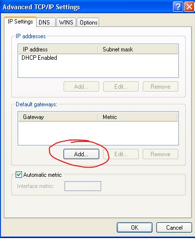 Windows Setting Multiple Gateway For Internet Connection Super User