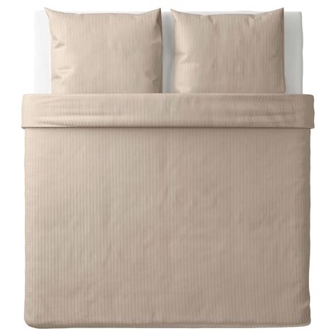 NATTJASMIN Bettwäsche-Set, 3-teilig, hellbeige, 240x220/80x80 cm - IKEA ...