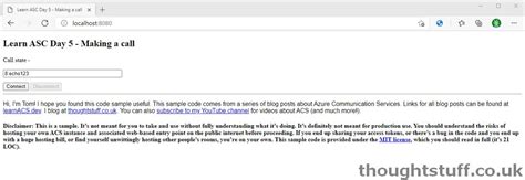 Learn Azure Communication Services Day 5 Making A Peer To Peer VoIP WebRTC Call The