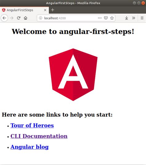 first steps with angular 8 angular cli and angular material by