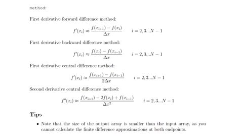 solved 1 finite difference basics 1 1 finite difference