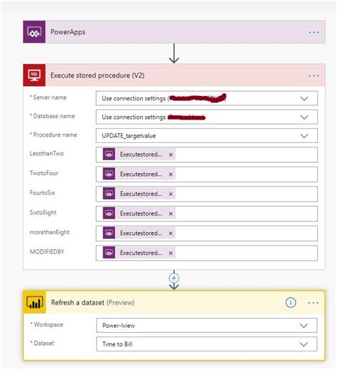 unable to refresh powerbi report using flow in pow microsoft