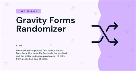 new gravity forms randomizer 2 0