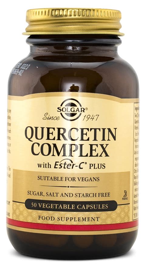 Solgar Quercetin | Med C-vitamin | Svenskt Kosttillskott