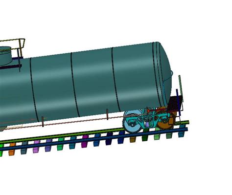 铁路运输存储和运输油品油罐step 模型图纸下载 懒石网