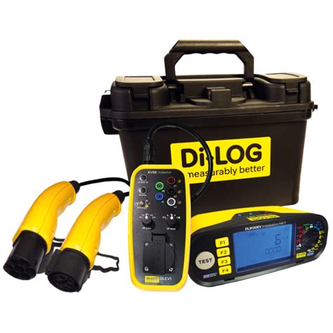 Di Log Dl9130ev Advanced Ev Multifunction Tester And Evse Adaptor Kit Test Uk