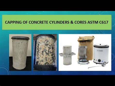 Capping Of Concrete Cylinders Cores Astm C Aashto T Youtube