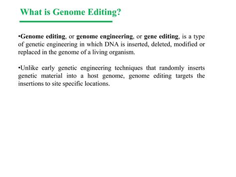 Genome Editing Techniques Pptx