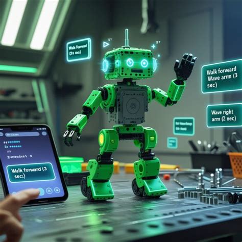 Coding With Meccano How To Program Robots Like The Micronoid Green Switch