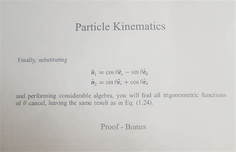 Particle Kinematics Using The Transport Theorem In Chegg