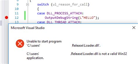 C How To Debug DLLMain Function Stack Overflow