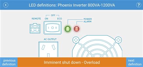 Power Off Phoenix Inverter Flashes Red And Green Light Once Then Nothing Victronenergy