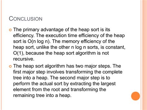 Heap Sort In The Design Anad Analysis Of Algorithms Ppt Computing