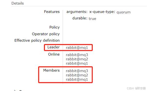 Rabbitmq集群 仲裁队列、raft协议（最详细的选举流程）rabbitmq 仲裁队列 Csdn博客