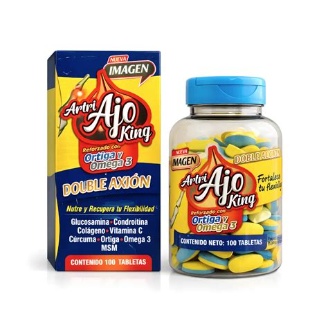 Artri Ajo King Reforzado Con Ortiga Y Omega 3 100 Cápsulas Tiktok Shop