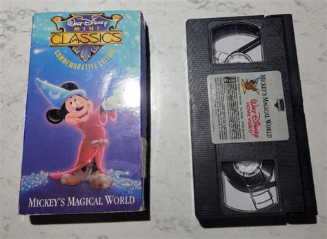 Walt Disney Mini Classics Mickeys Magical World Vhs 1991 408