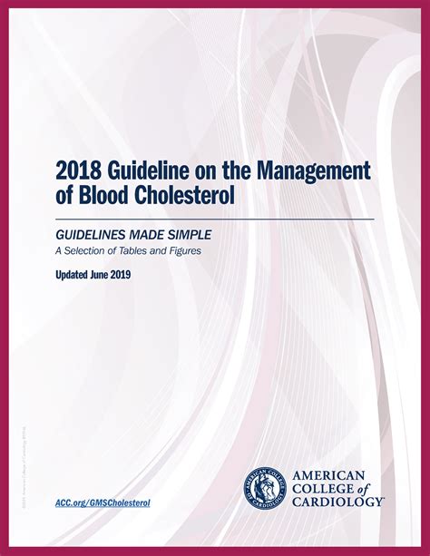 2018 Acc Aha Hyperlipidemia Guidelines Made Simple 2018 Guideline