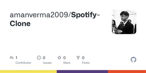 Github Amanverma2009spotify Clone