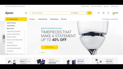 Angular Ecommerce Store Like Amazon Working Demo Home Page YouTube