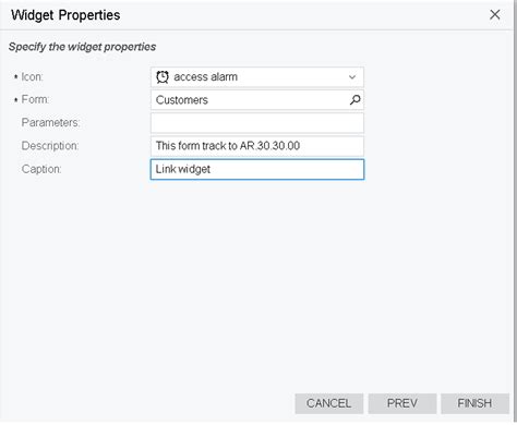 widgets in acumatica acumatica expert
