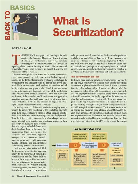 Basics Of Securitisation Of Assets Pdf Securitization Asset