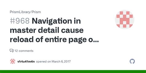 Navigation In Master Detail Cause Reload Of Entire Page On Very Navigation Issue
