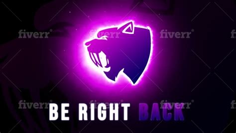 Create Animated Brb Offline Screen Intro For Twitch By Doctordeej