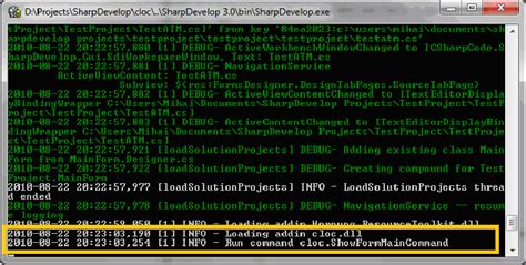 SharpDevelop Debug Window Download Scientific Diagram