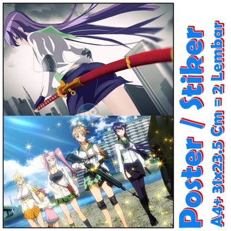 Jual Poster Sticker A High School Dxd Issei Hyoudou Rias Gremory