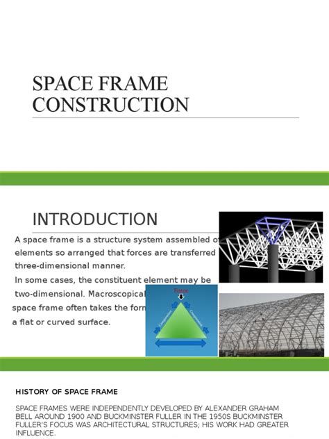 Space Frame Construction Pdf Building Engineering Structural Engineering