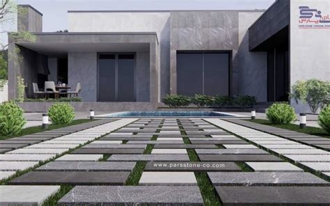 سنگ ساختمانی مناسب کف پارکینگ، حیاط، محوطه، باغ و ویلا، روف گاردن و