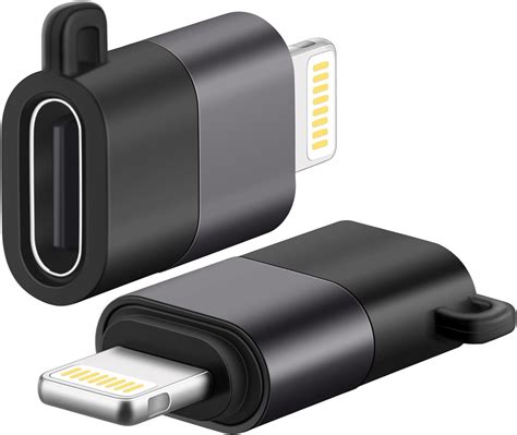 Apple Lightning To Usb C Adapter 2 Pack Usb C Female To Lightning Male Otg Adapter