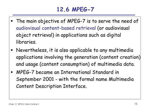 Ppt Fundamentals Of Multimedia Chapter 12 Mpeg Video Coding Ii Mpeg 4 7 Powerpoint