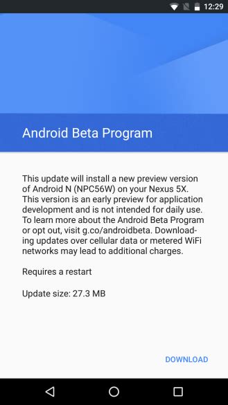 First Update To Android N Developer Preview Rolling Out GSMArena News