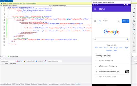 Refreshview Makes Scrollview Vanish On Android · Issue 12710 · Dotnetmaui · Github