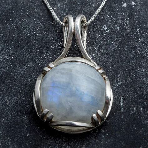 Moonstone Pendant Etsy